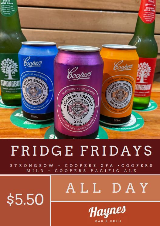 What's On - Haynes Bar & Grill